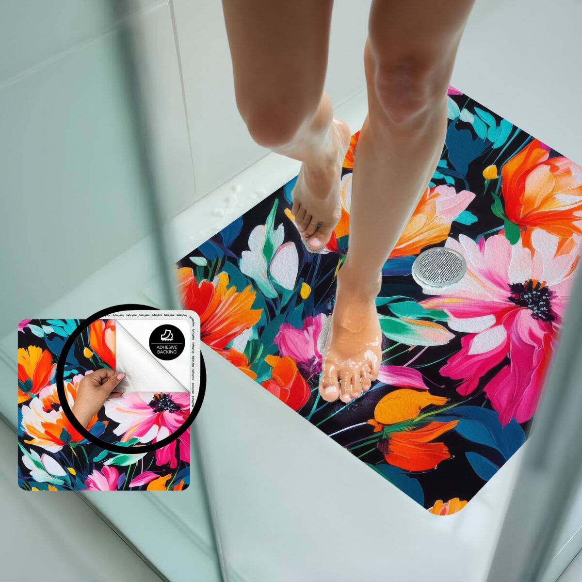 Peel and Stick, Shower Mats | SafetyMat