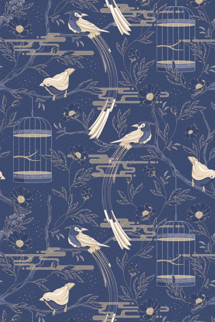 Blue bird Wallpaper | Shop SafetyMat™