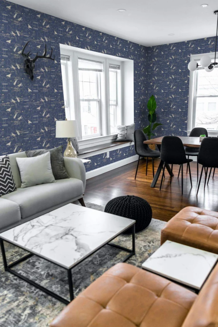 Blue bird Wallpaper | Shop SafetyMat™