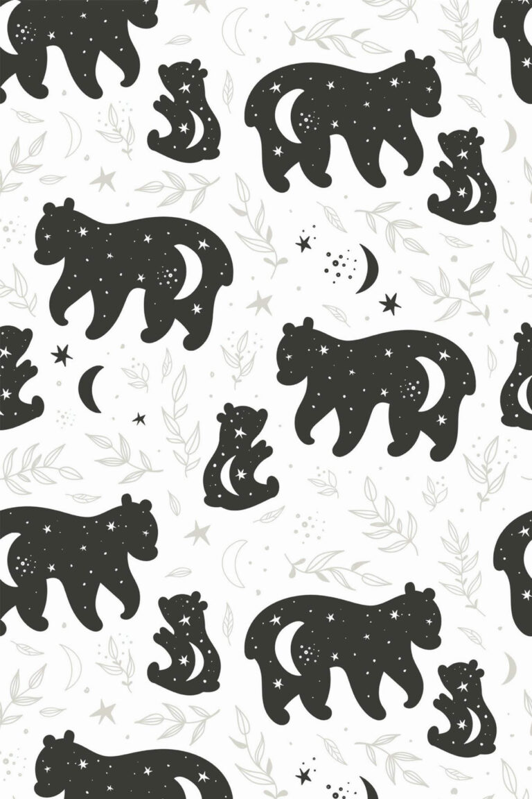 Boho bear Wallpaper | Shop SafetyMat®