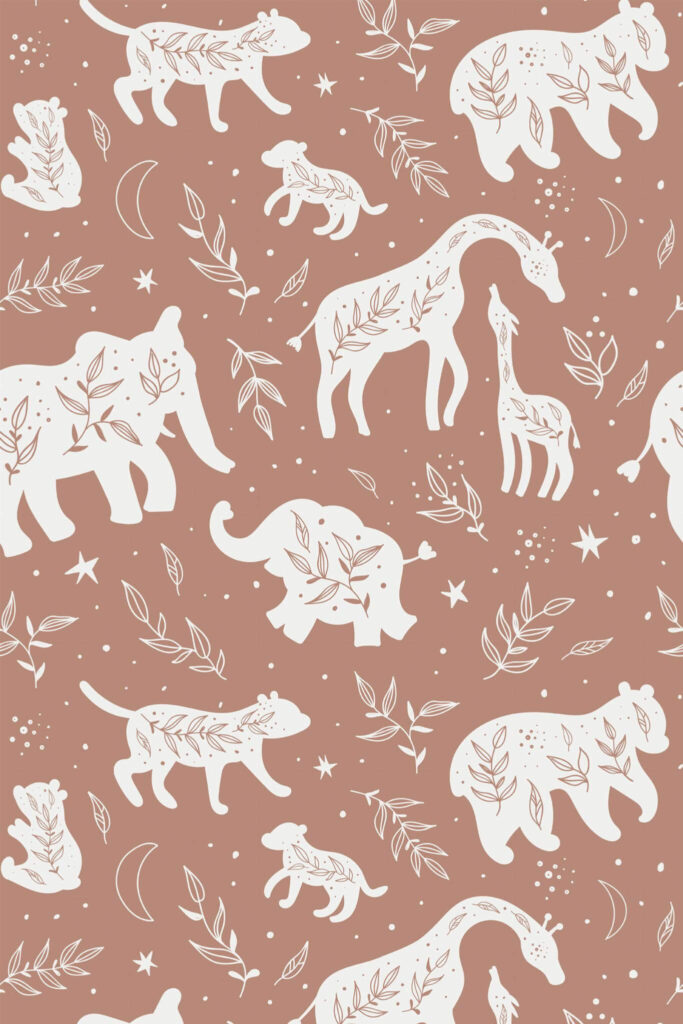Boho safari Wallpaper | Shop SafetyMat®