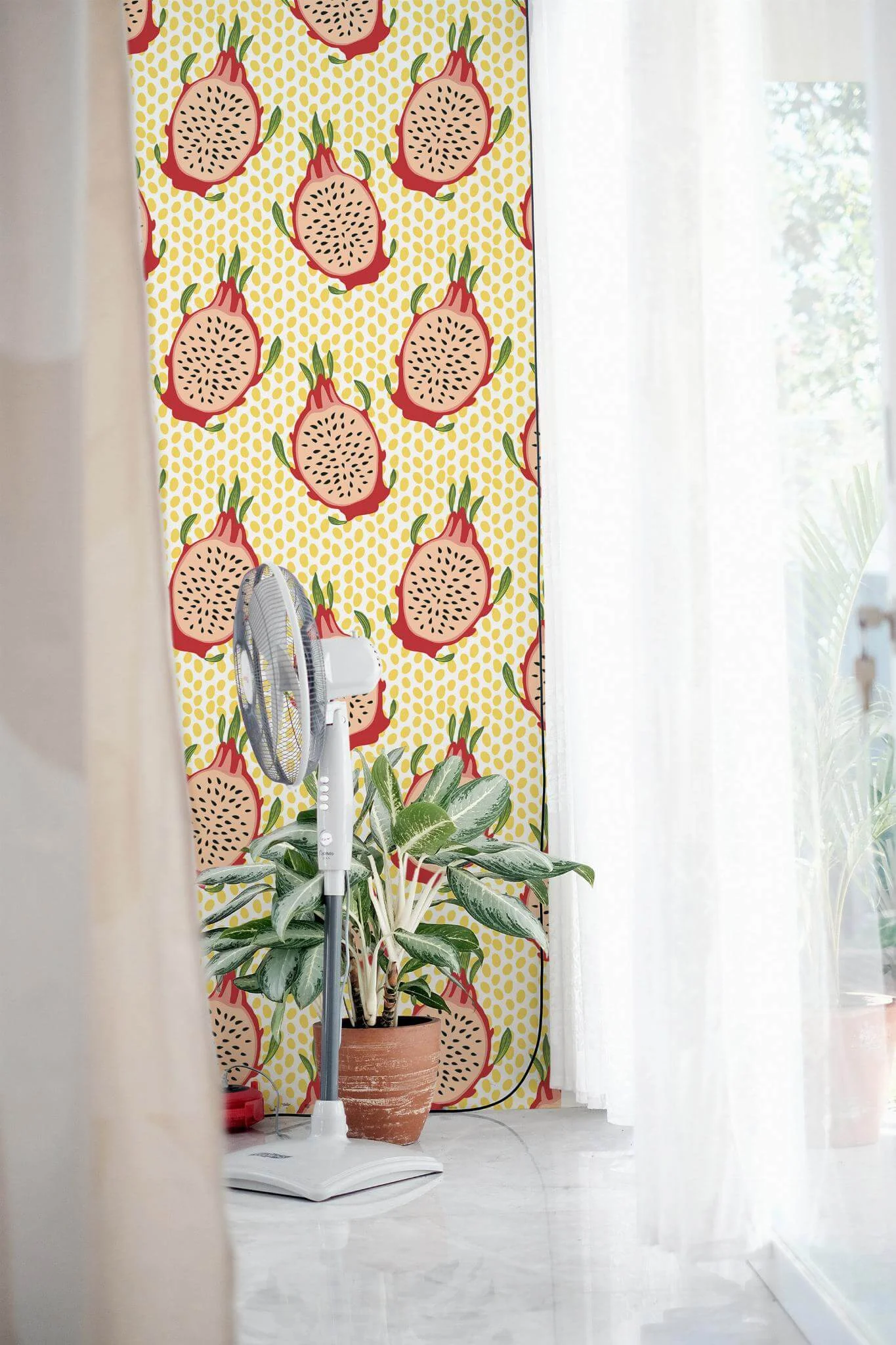 Cute dragon fruit Wallpaper | Shop SafetyMat™