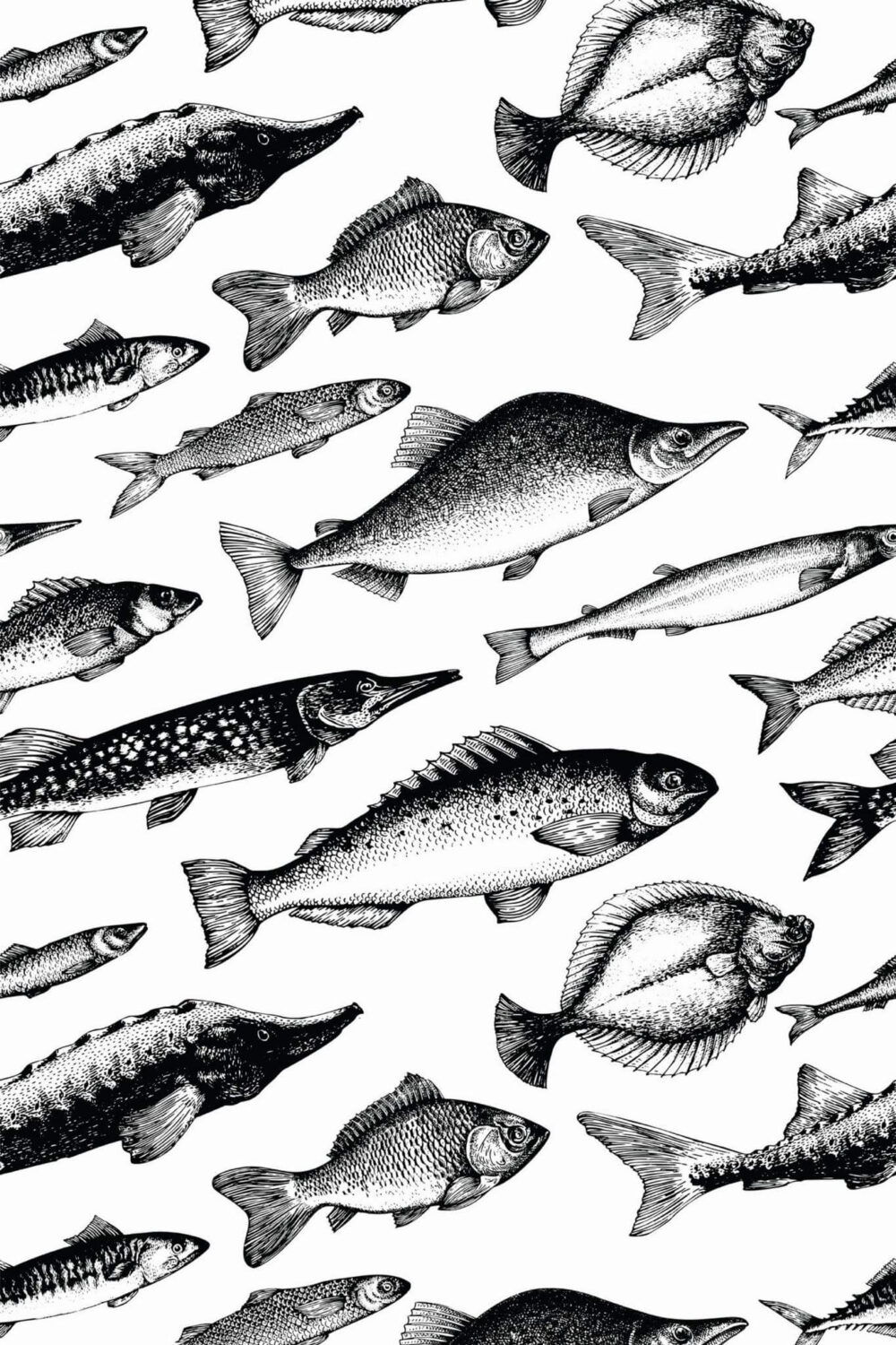 Fish pattern Wallpaper | Shop SafetyMat™