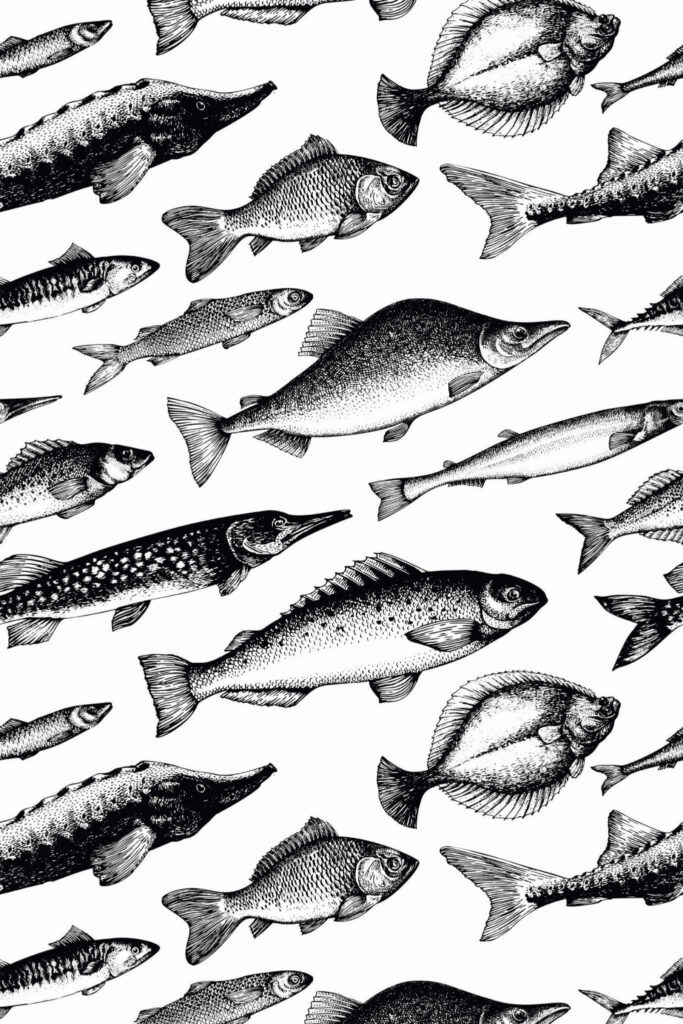 Fish pattern Wallpaper | Shop SafetyMat®