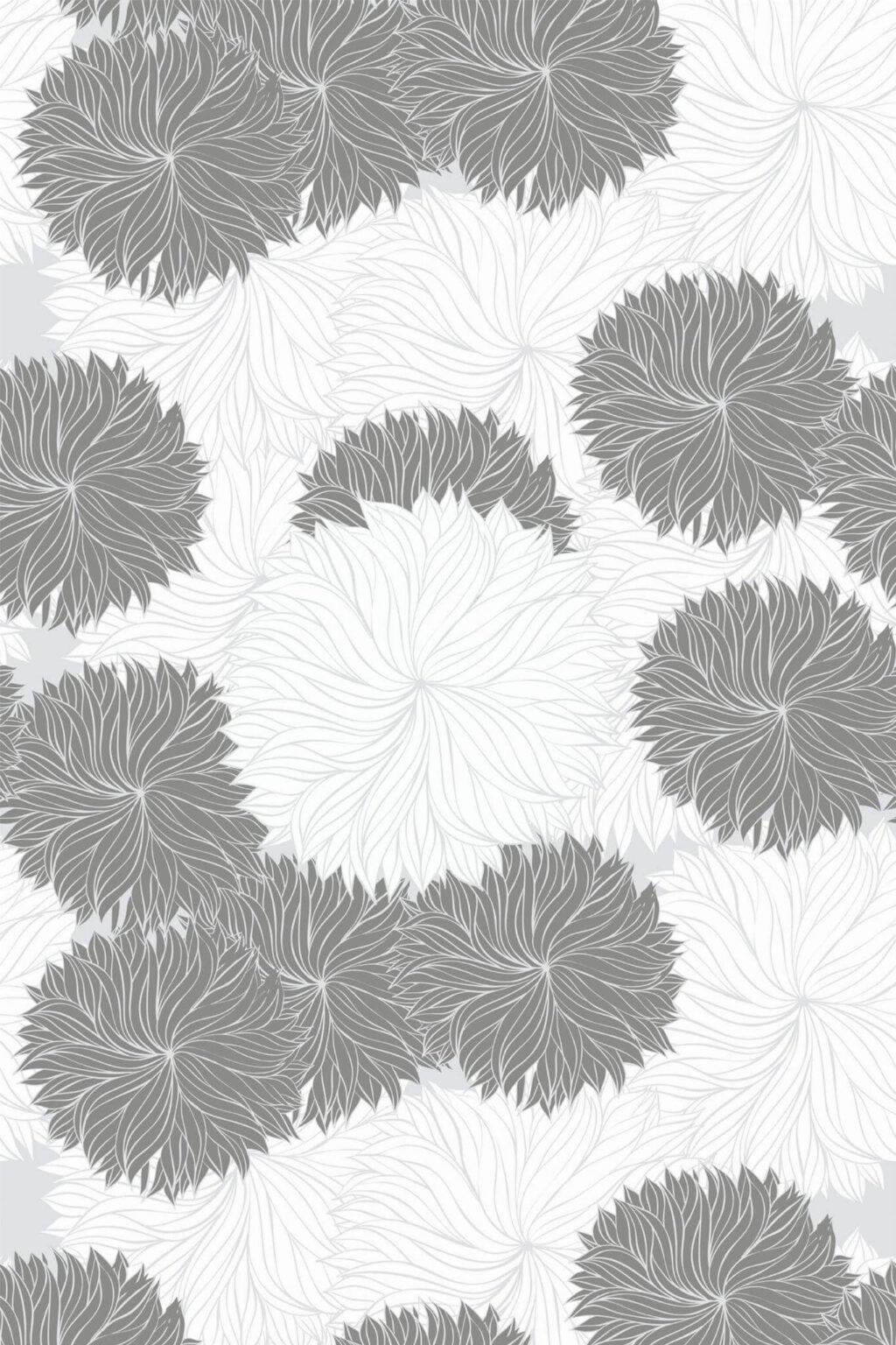 Gray and white floral Wallpaper | Shop SafetyMat®