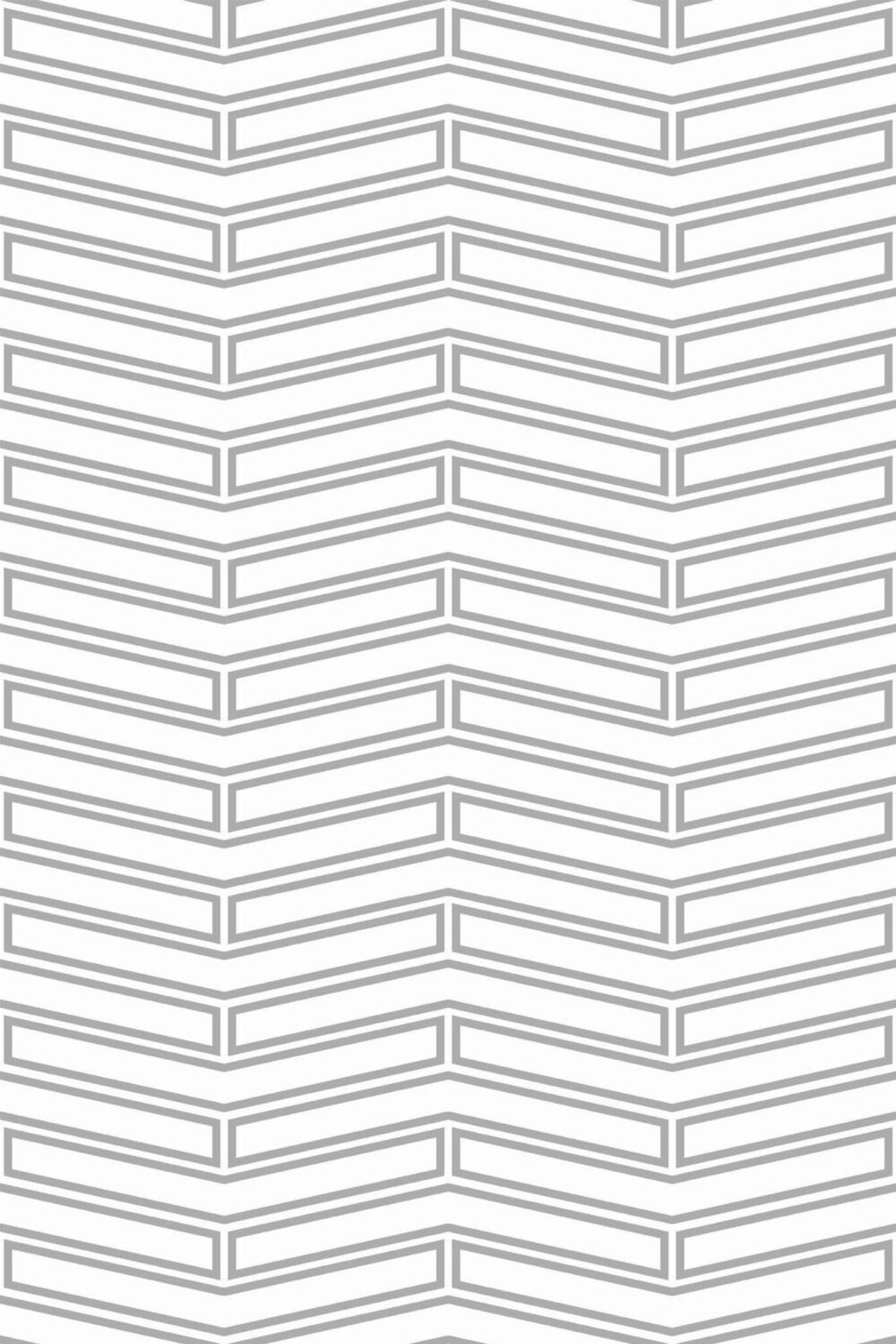 Gray and white herringbone Wallpaper | Shop SafetyMat™