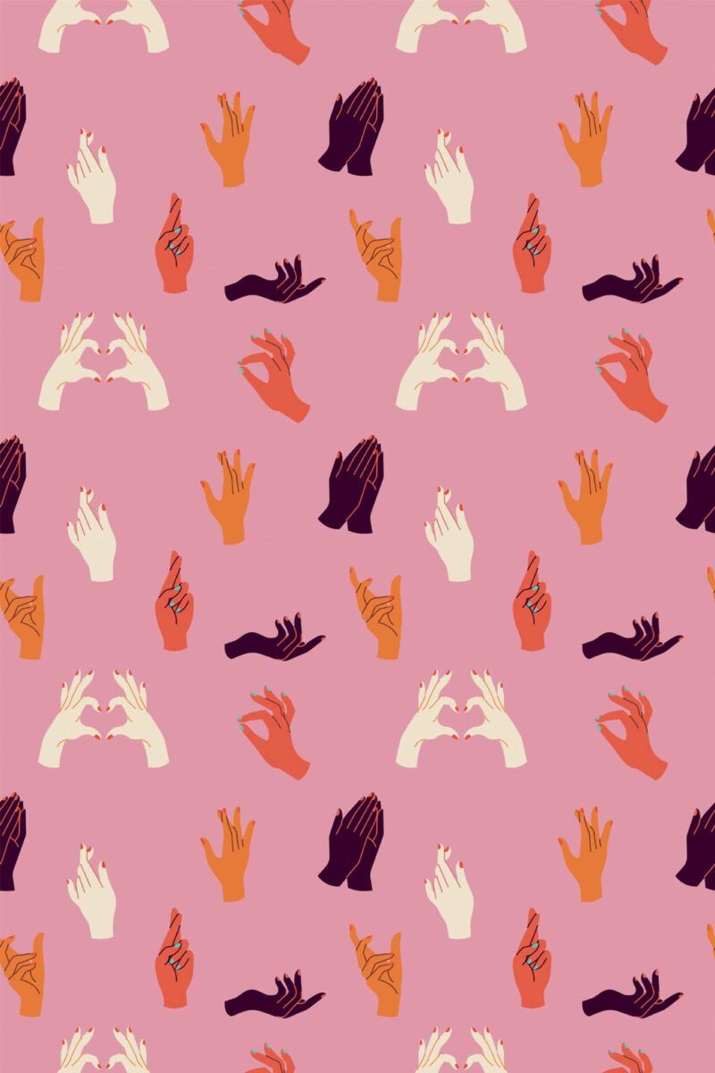 Hand gestures Wallpaper | Shop SafetyMat™