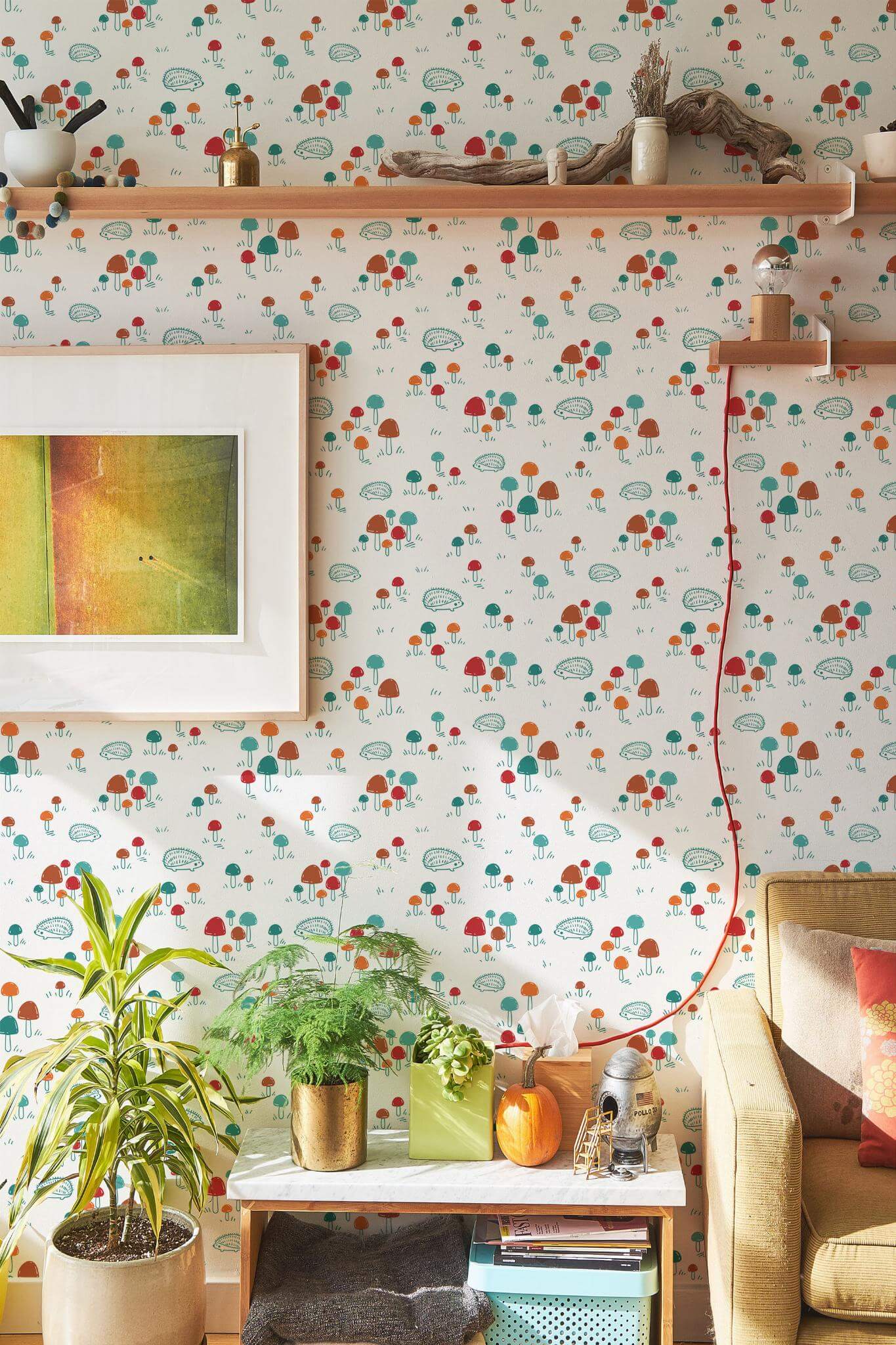 Hedgehog forest Wallpaper | Shop SafetyMat™