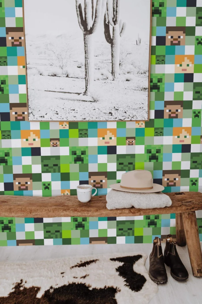 Block Building game inspired Wallpaper | Shop SafetyMat
