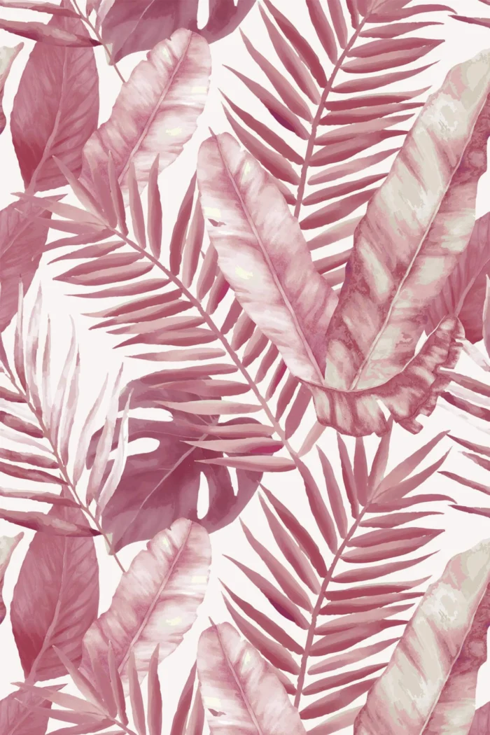 Pink palm Wallpaper | Shop SafetyMat™