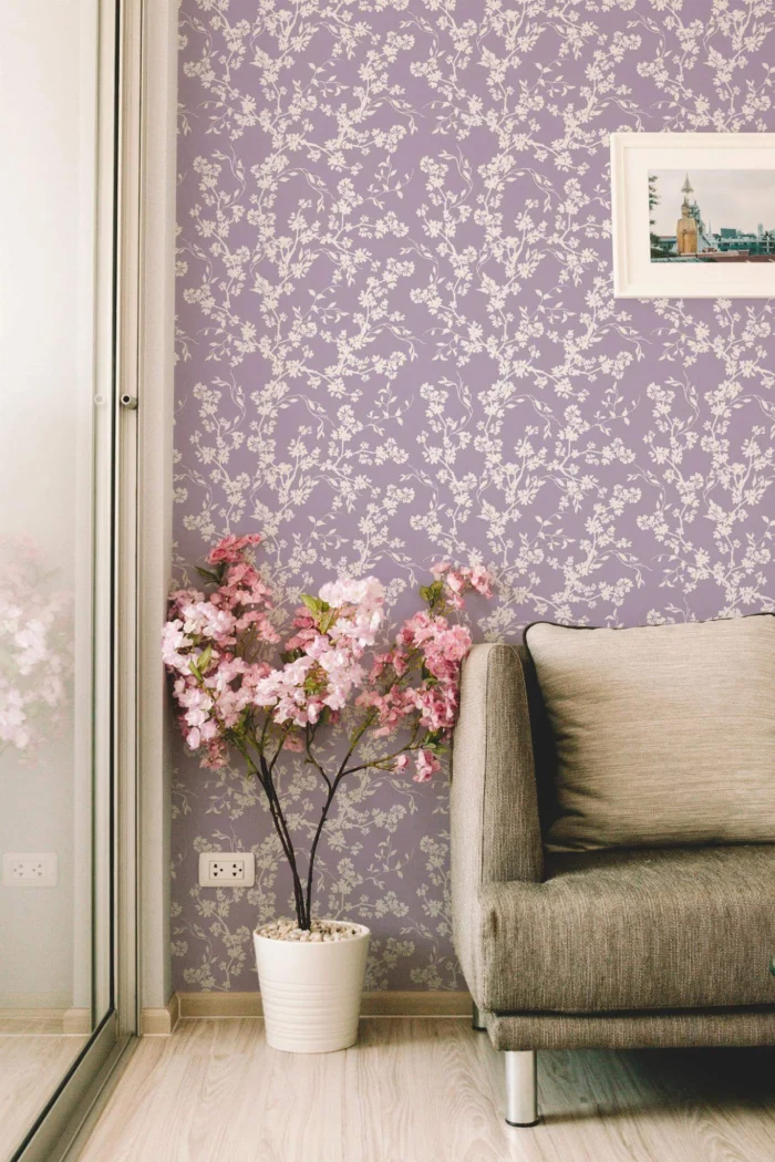 Purple sakura Wallpaper — SafetyMat