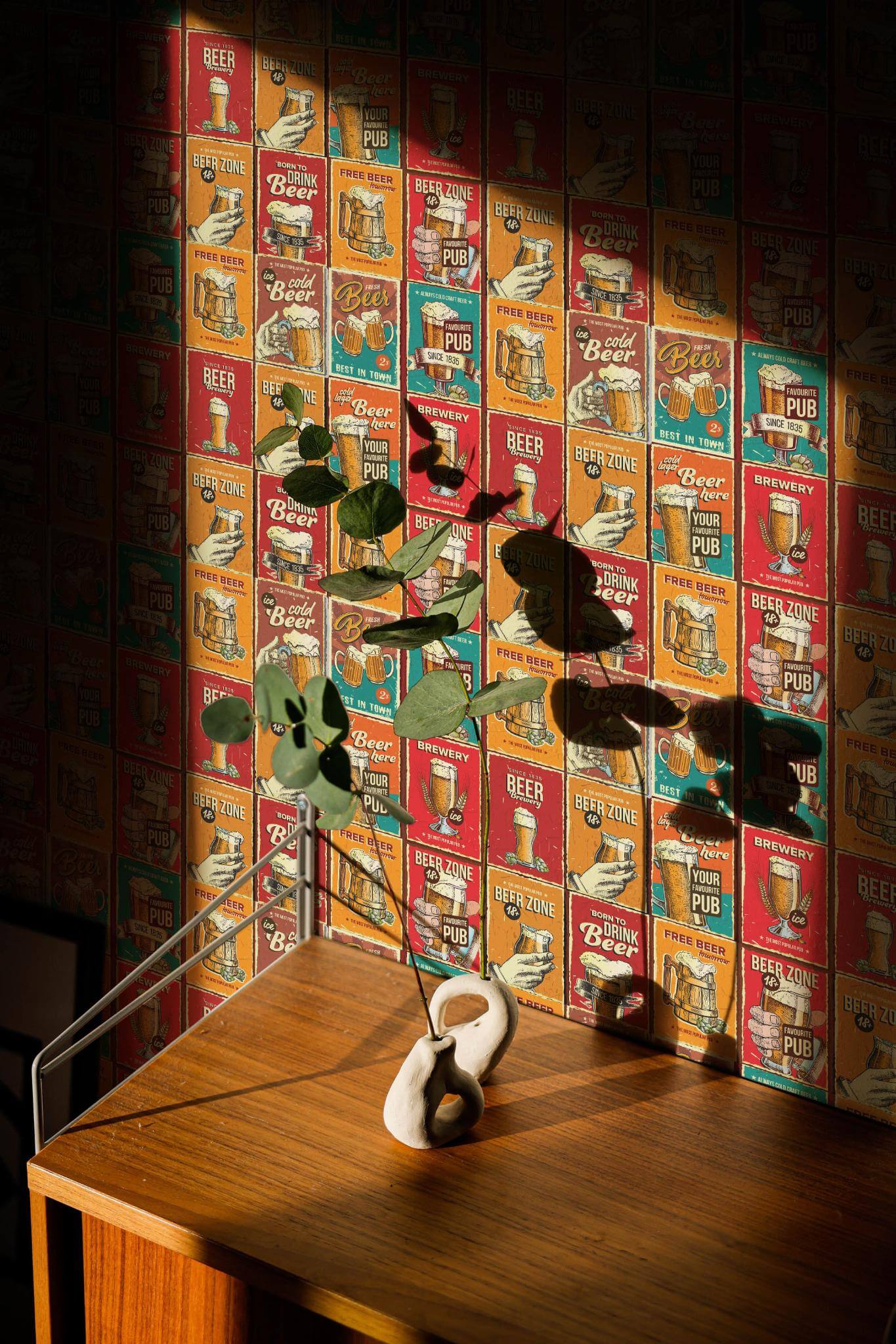 Retro bar Wallpaper | Shop SafetyMat™
