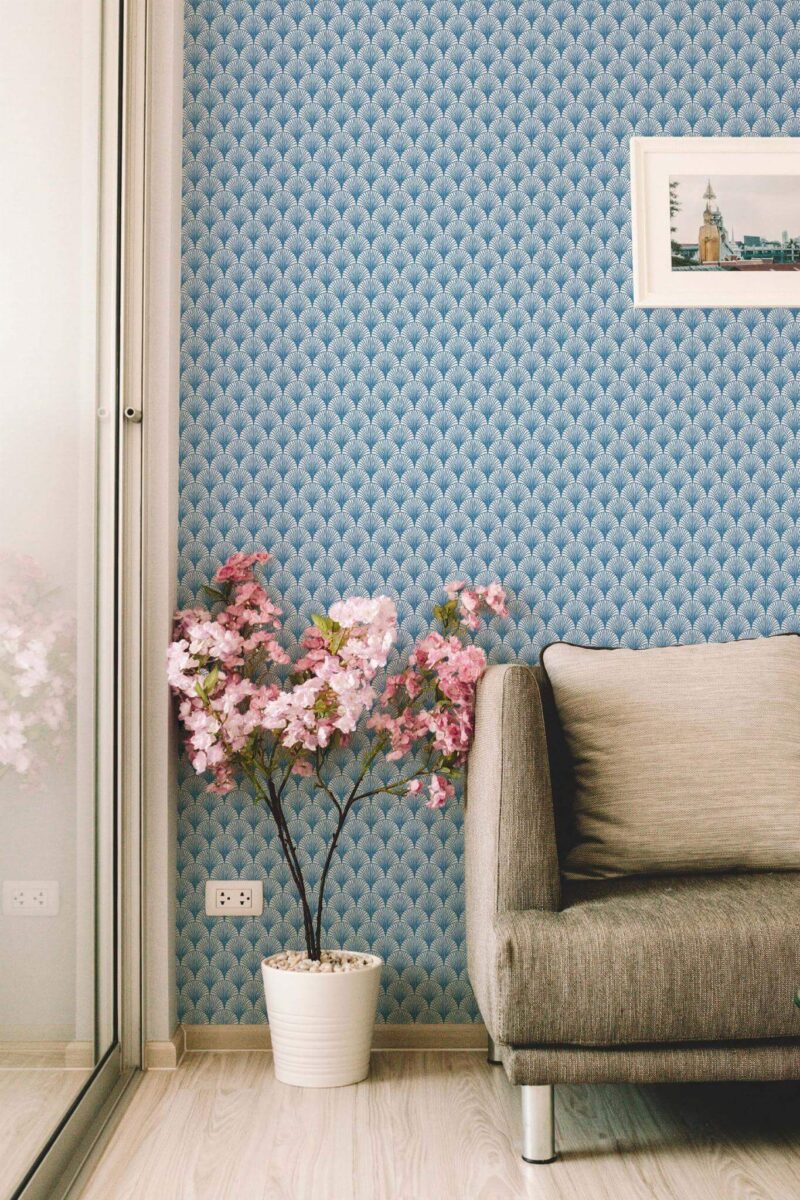 Art Deco seashell Wallpaper | Shop SafetyMat™