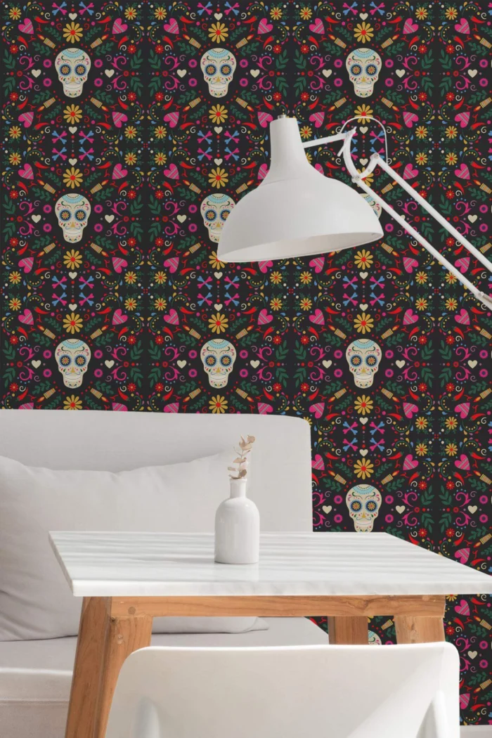 Sugar skull Wallpaper | Shop SafetyMat™
