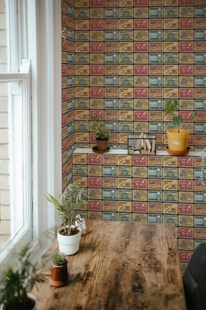 Vintage barber Wallpaper | Shop SafetyMat™