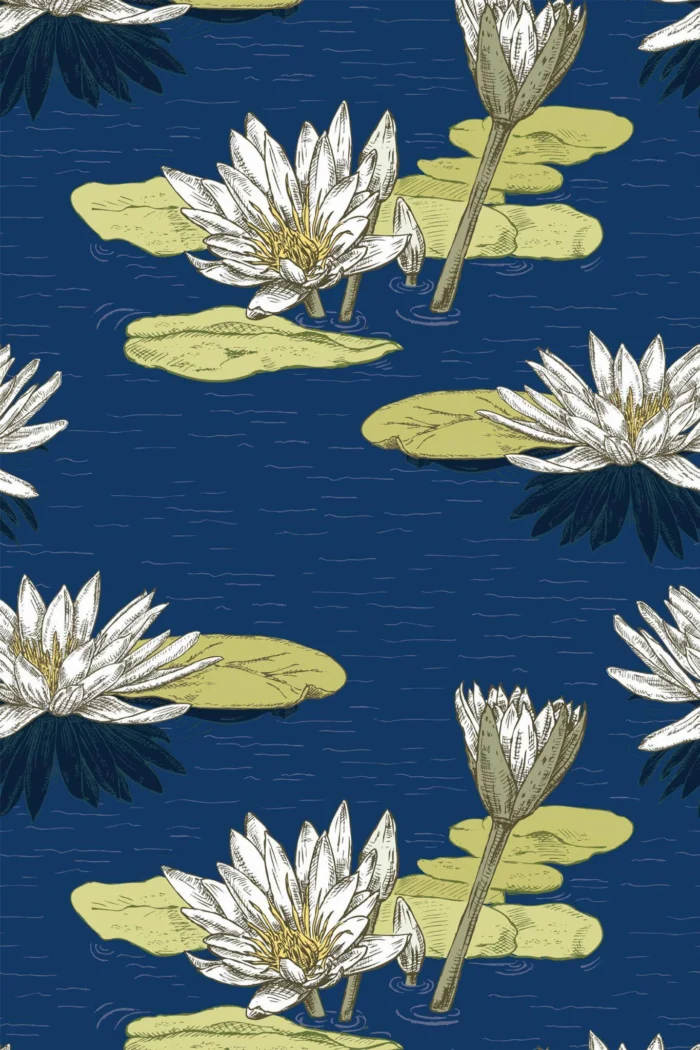 Water lilies Wallpaper | Shop SafetyMat™